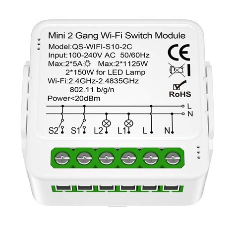 For Tuya Smart WiFi Switch Module 1 2 3 Gang Smart Breaker For Alexa For Google Smart Mini