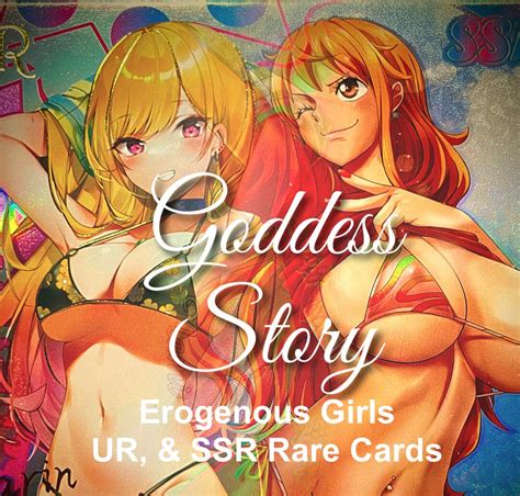 Goddess Story Cards Erogenous Girls UR And SSR Rare Cards Collectible Waifu Trading Cards