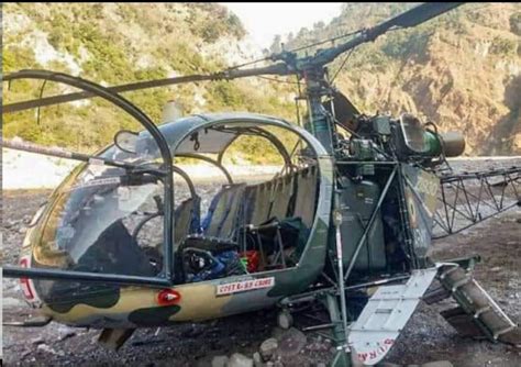 Army Chopper Crashes In Arunachal Two Pilots Missing Details