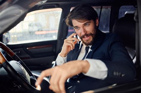 Premium Photo Businessmen Official Passenger Driver Road Success Service Rich