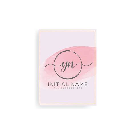 YN Letter Initial With Royal Template Elegant With Crown Logo Vector Creative Lettering Logo