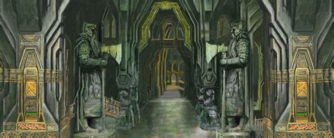 Mayyourbeardnevergrowthin Concept Art Dwarven City Fantasy Landscape