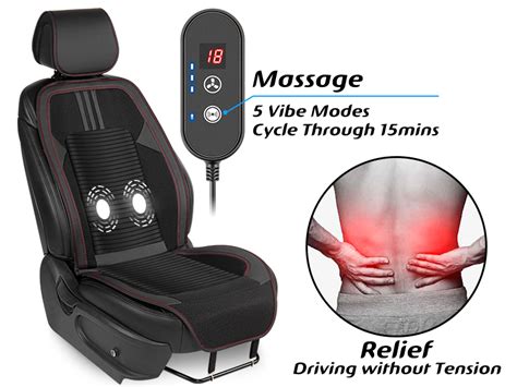 Amazon Paffenery 1Pcs Cooling Car Seat Cover Front Seat 12V 24V