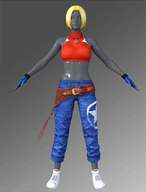 Kof Mary Blue Character For Genesis 8 Female Heroturko Graphic Resources