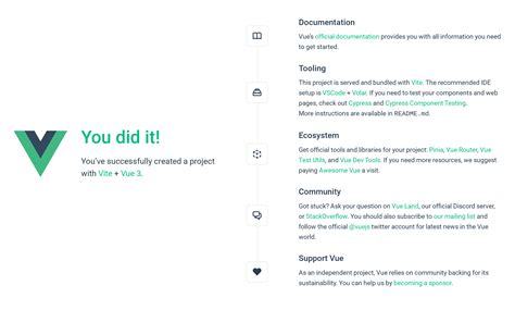 setting up vue3 vite and express