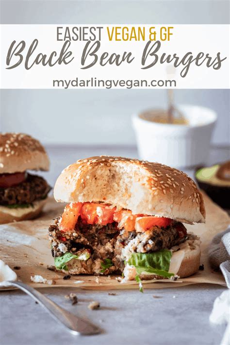 Vegan Black Bean Burgers My Darling Vegan