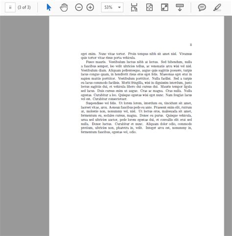 Title Page And Abstract Are Numbered With The Same Roman Numeral TeX