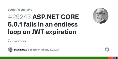 Aspnet Core 501 Falls In An Endless Loop On Jwt Expiration · Issue