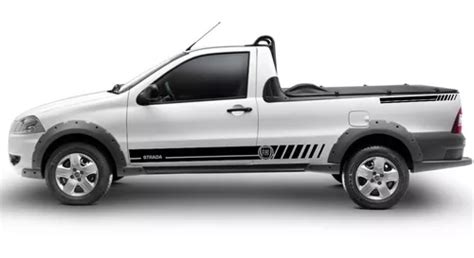 Kit Adesivo Faixa Lateral Fiat Strada Sport Acess Rio Parcelamento Sem Juros