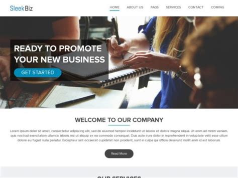 Free HTML CSS Template Sleekbiz V Free HTML Templates Free CSS Templates And More