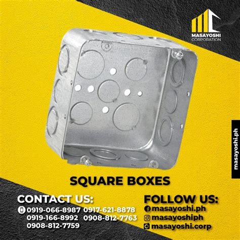 Electrical Square Box Electrical Square Conduit Box Commercial And Industrial Construction