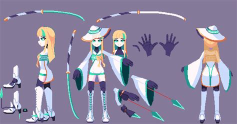 ドット絵 機械人形みたいなオリキャラ ぶろだるのイラスト Pixiv