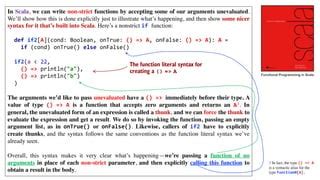 Non Strict Functions Bottom And Scala By Name Parameters PPT