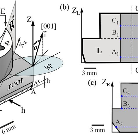 Scheme Of The Arrangement Of The Lattice Parameter Measurement Lines