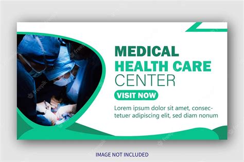 Premium Vector Medical Healthcare Youtube Thumbnail Web Banner Video Thumbnail Banner Design