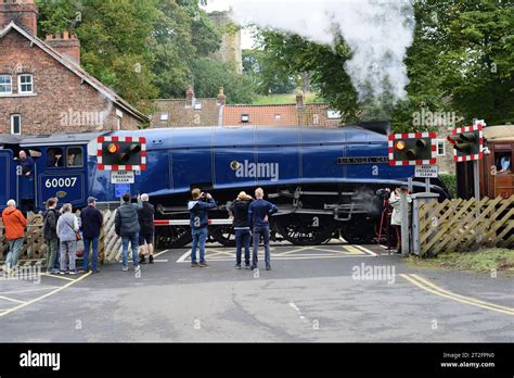 Lner Class A4 Pacific No 60007 Sir Nigel Gresley Leaving Pickering