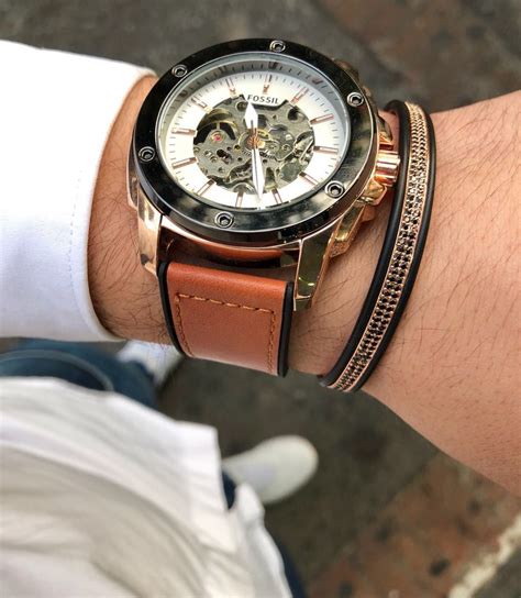 Relojes Fossil Automatico Corazon Abierto Hombre Precio En Mercado Libre
