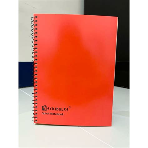 Scribbles Notebook Spiral Yarn Composition Writing 10pcs Per Ream Shopee Philippines