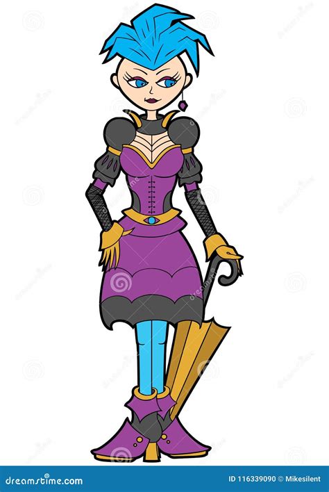Steampunk Lady Stock Vector Illustration Of Corset 116339090