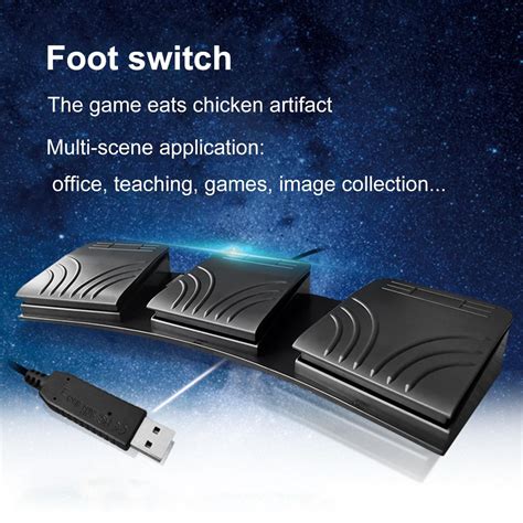 Педальный переключатель Usb для компьютерной игры для ПК 36 7 см х 14 3
