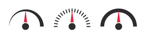 Icône Simple De Compteur De Vitesse Compteur De Vitesse Tachymètre