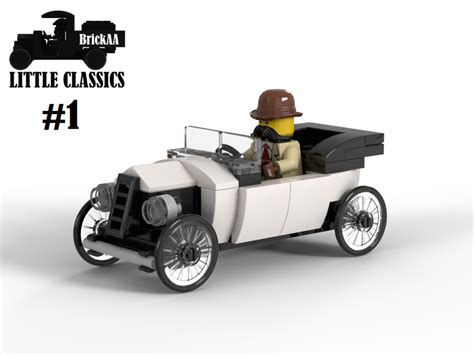 Lego Moc Old Car By Brickaa Rebrickable Build With Lego
