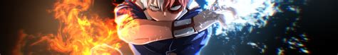 1280x212 Resolution My Hero Academia 4k Cool Shoto Todoroki 1280x212