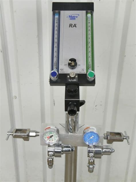 Parker Matrx Ra Dental Nitrus Oxide N20 Flowmeter 94500033 Rhino