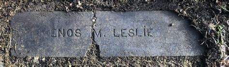 Enos Miles Leslie 1858 1927 Mémorial Find A Grave