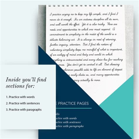 Cursive Practice Sheets Etsy