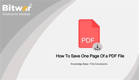 How To Save One Page Of A PDF File Without Adobe