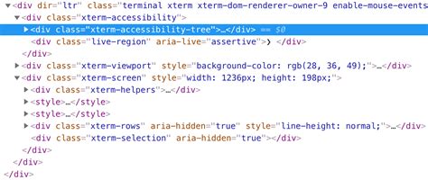 design document screen reader mode · xtermjs xterm js wiki · github