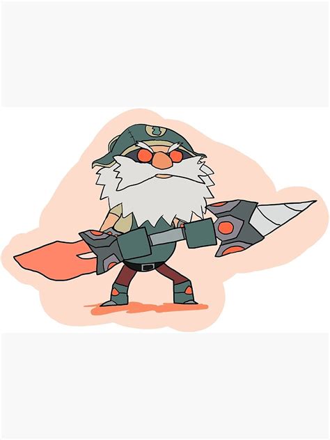 Brawlhalla Ulgrim Art Print For Sale By Clunse Redbubble
