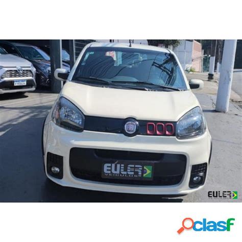 Fiat Uno Sporting Dualogic Evo Flex V P Branco Flex Em