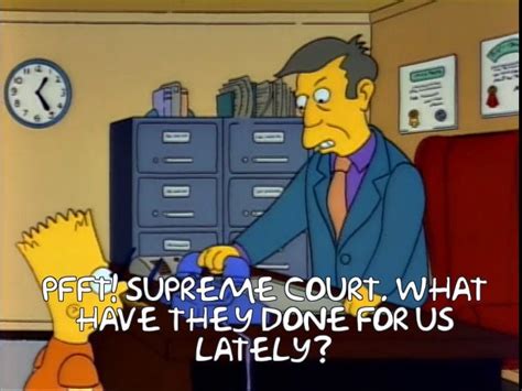 Bart Im Not Sure Locker Searches Are Permitted By The Supreme Court Rthesimpsons