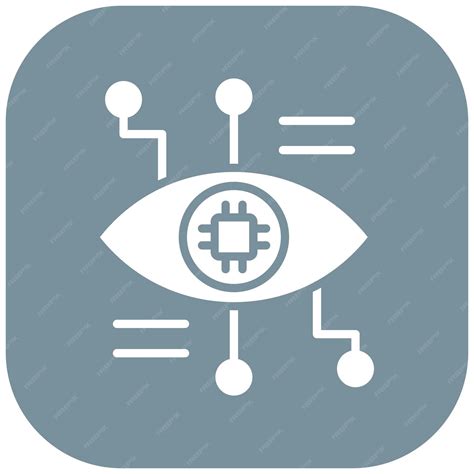 Premium Vector Bionic Eye Vector Illustration Style