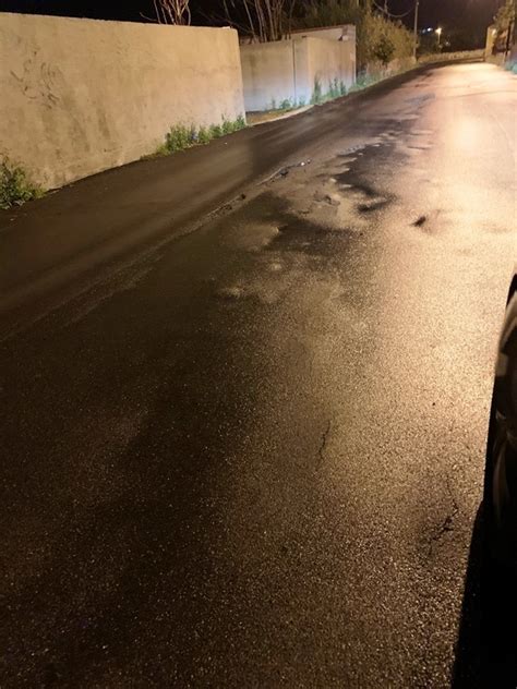 Reggio Calabria la denuncia di un cittadino via Gebbione asfaltata di recente tornerà un