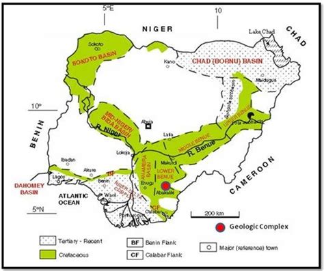 A Sedimentary Basins Of Nigeria Obaje 2009 Download Scientific