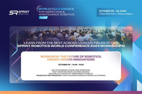 Sprint Robotics On Linkedin Robotics Innovation Futureofenergy Workshop Sprintrobotics