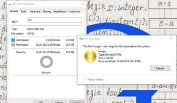 كيفية حل مشكلة File Is Too Large For Destination File System