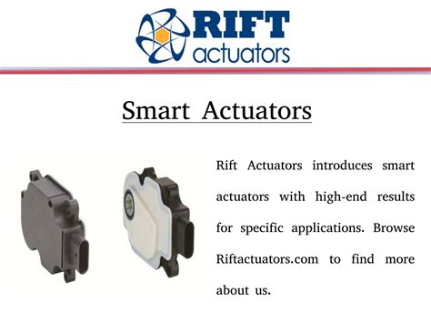 Ppt Smart Actuators Powerpoint Presentation Free Download Id10673912