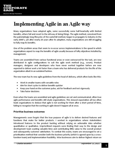implementing agile in an agile way v2 download free pdf agile