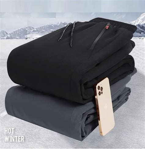 블랙 2xl 기모 밴딩 팬츠 방한 겨울 바지 골프 등산 보온 허리 트레이닝 남성 남자