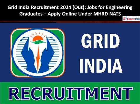 Grid India Recruitment 2024