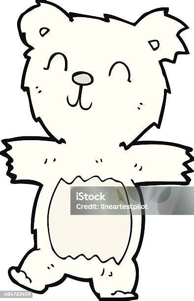 말풍선이 있는 귀여운 북극곰 새끼 곰에 대한 스톡 벡터 아트 및 기타 이미지 곰 귀여운 그리기 Istock