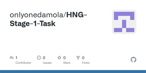 Github Onlyonedamolahng Stage 1 Task