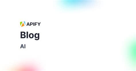 AI Stories On Apify Blog
