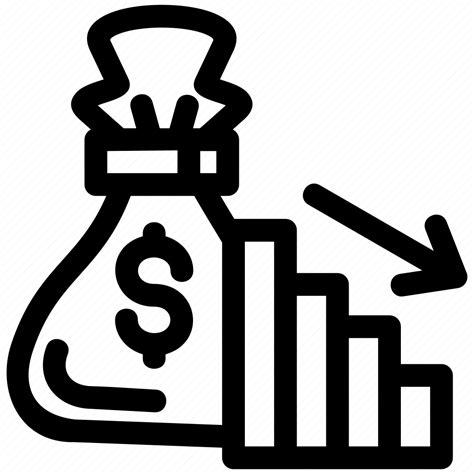 Decrease Chart Graph Mathematics Statistics Down Icon Download On Iconfinder