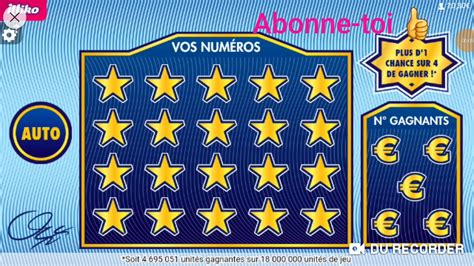 Que Du Cash Grattage Fdj Youtube
