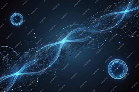 premium photo blue hues of connectivity exploring dynamic networks